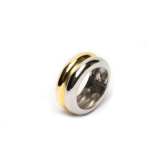 Zoom Expand image caption Day Night Ring Gold - silver | Porterist